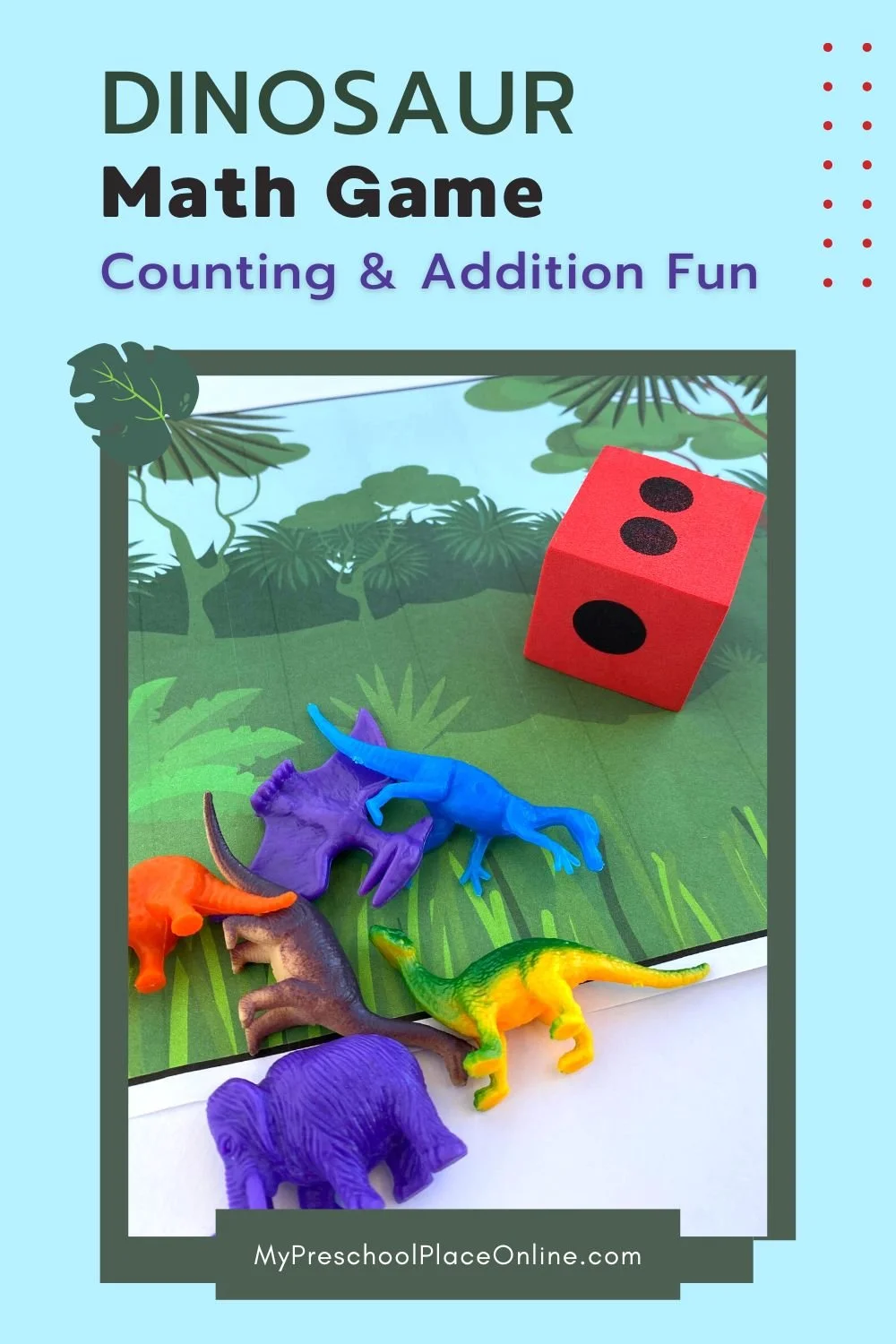 Dinosaur Addition Stories [free download] — My Preschool Place