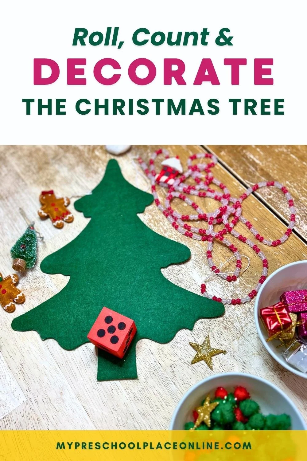 Christmas Tree Counting Math Free Download My Preschool Place