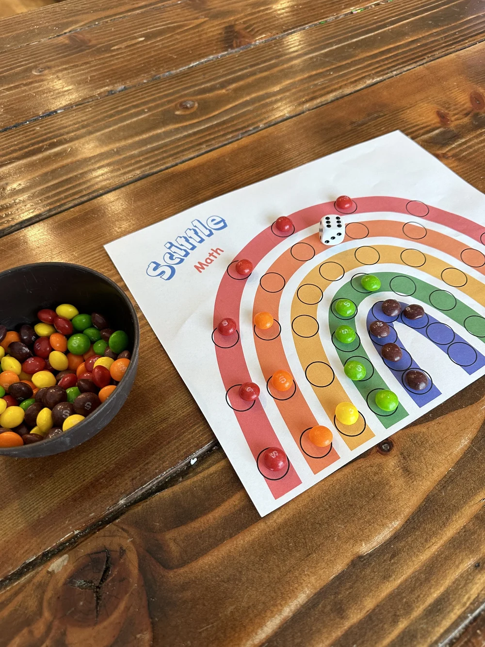 St. Patrick's Day Skittle Math [free downloads] — My Preschool Place