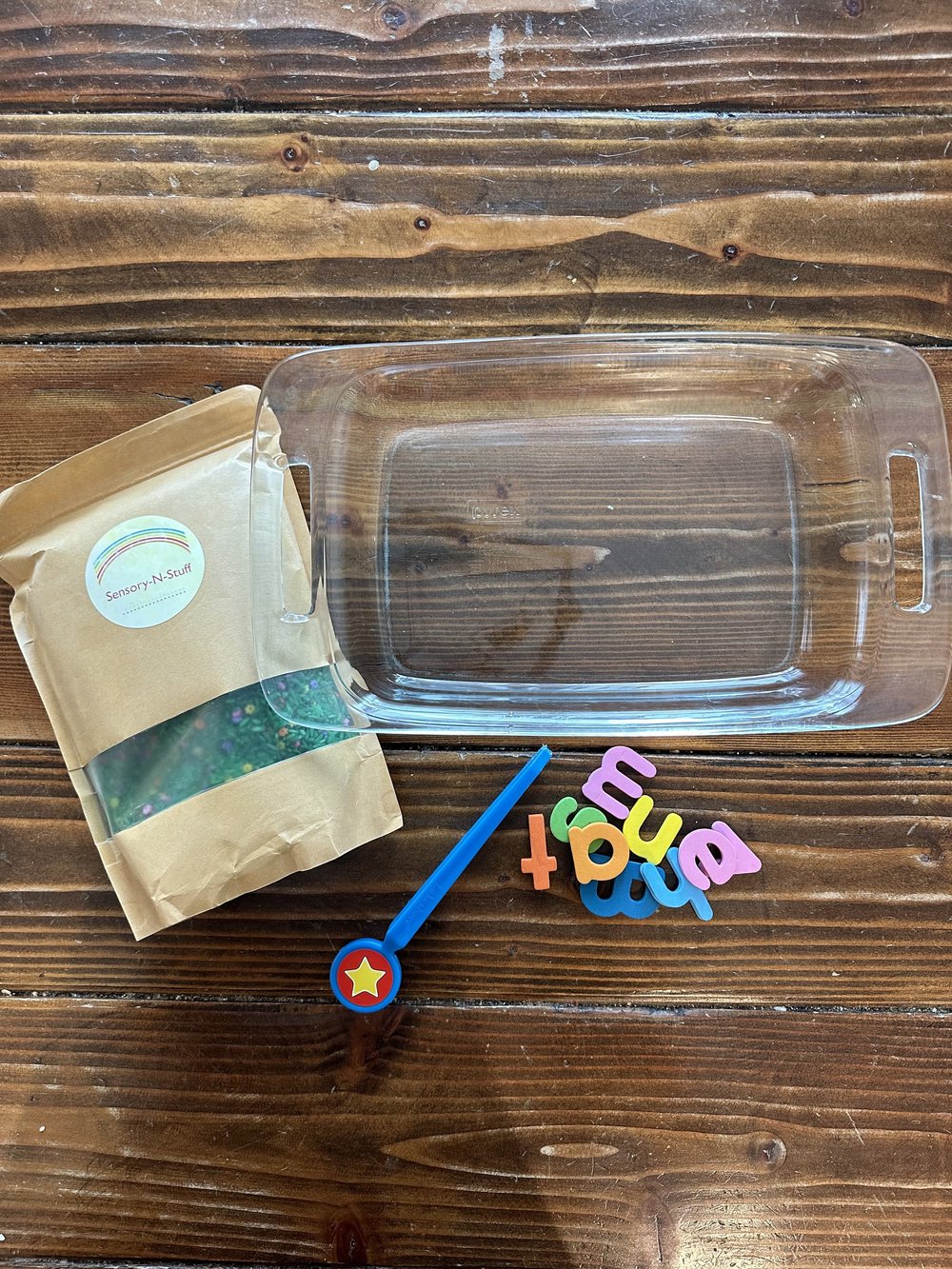 Easter Letter Sensory Bin — My Preschool Place