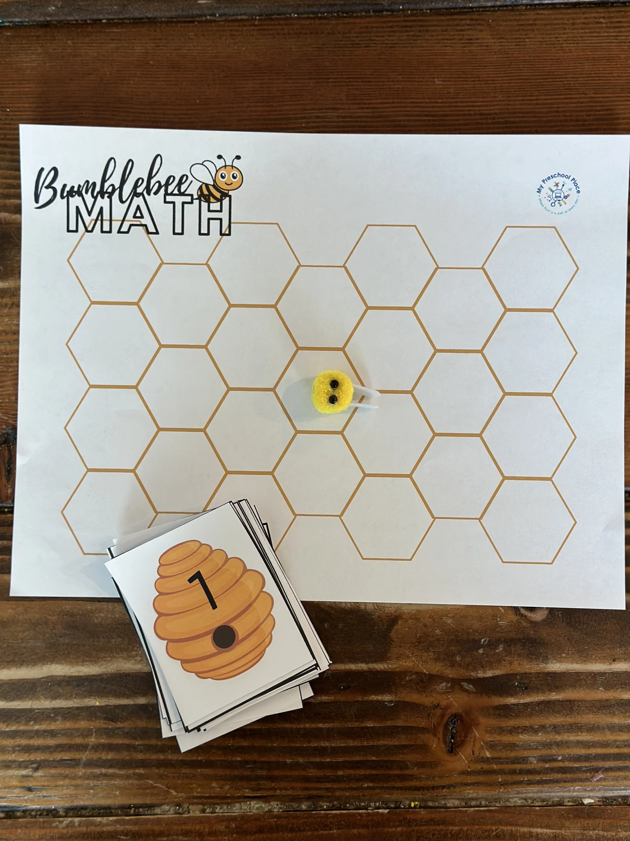 Bumblebee Math [free download] — My Preschool Place