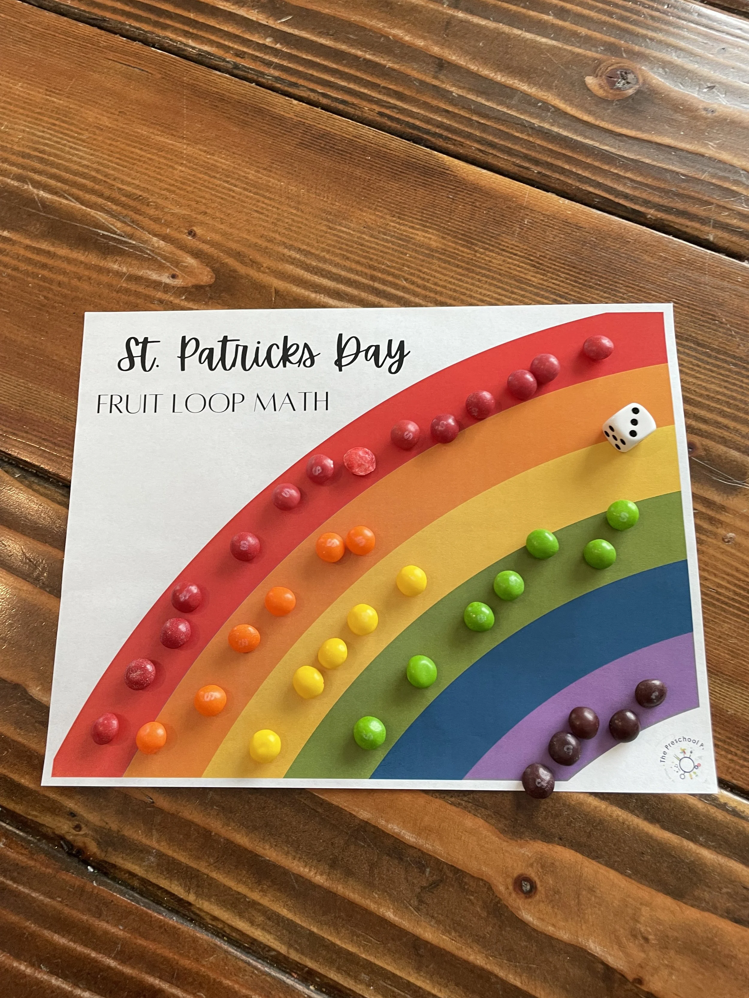 St. Patrick's Day Rainbow Math [free download] — My Preschool Place