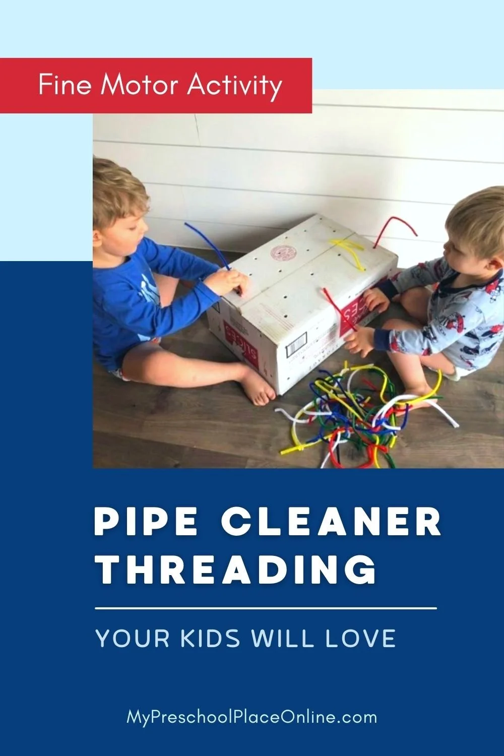 Pipe Cleaner Threading — My Preschool Place
