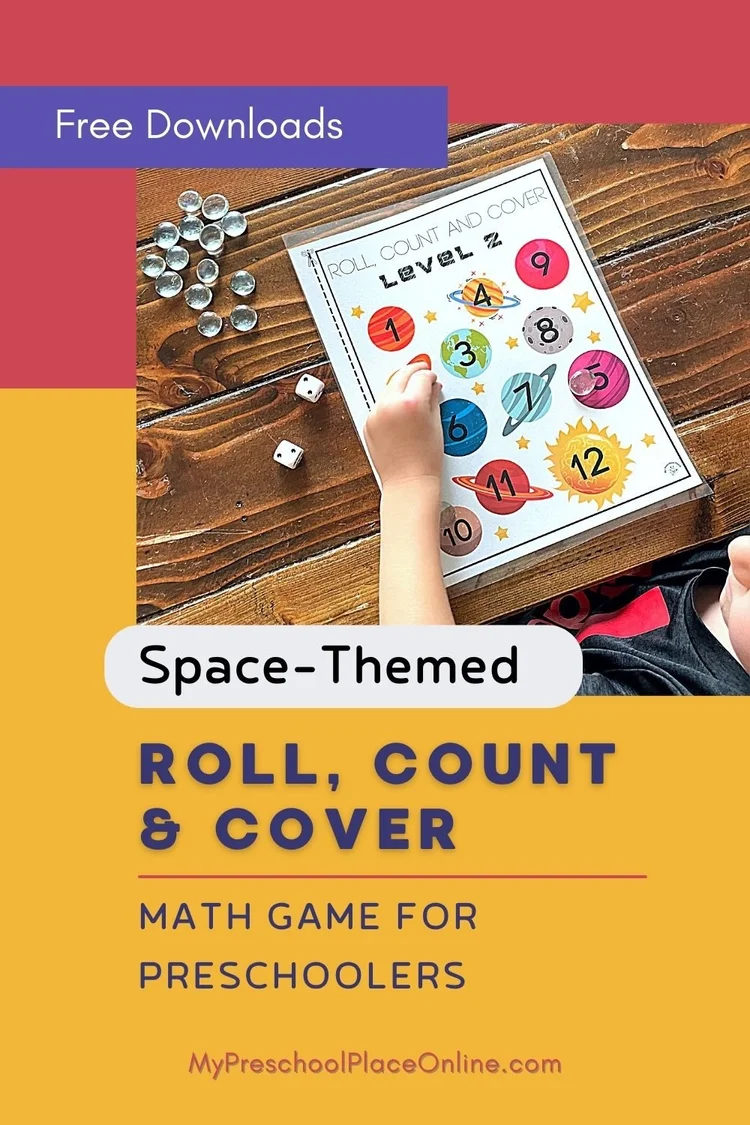 Space Preschool Math game and free download — My Preschool Place