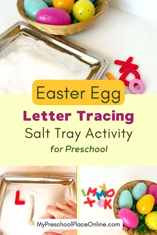 Easter Egg Salt Writing [free download] — My Preschool Place