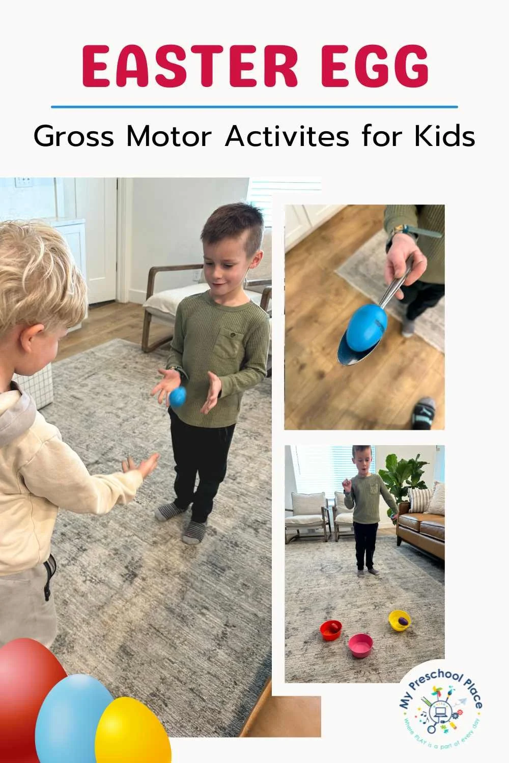 3 Easter Gross Motor Games for Preschoolers — My Preschool Place