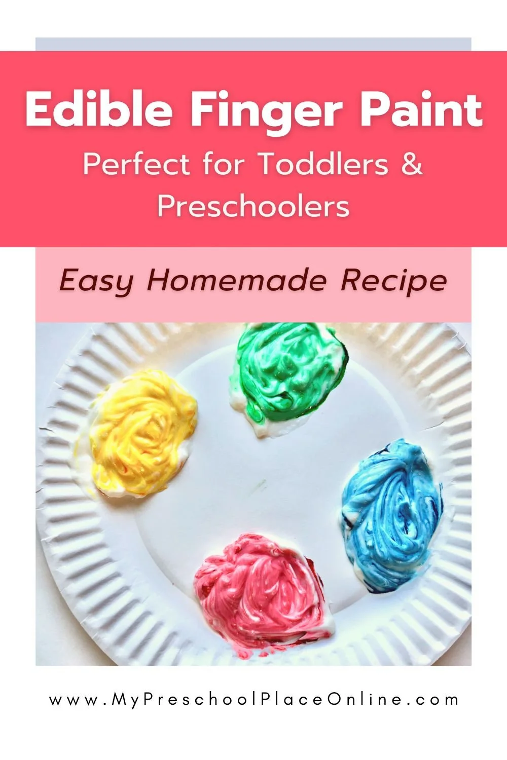 Edible Finger Painting — My Preschool Place