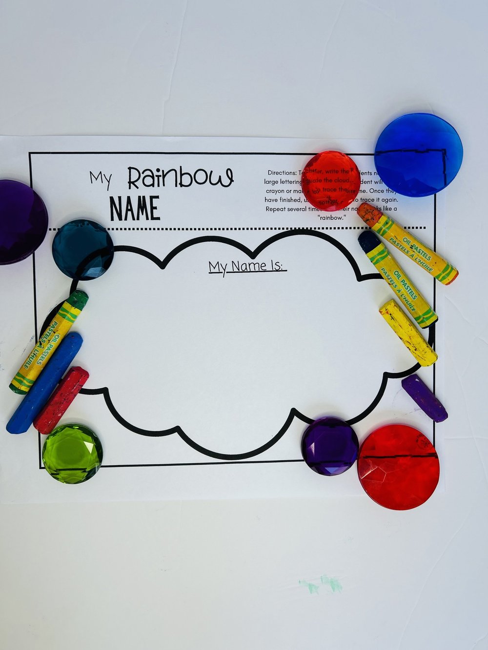 Name Rainbow Writing [free download] — My Preschool Place