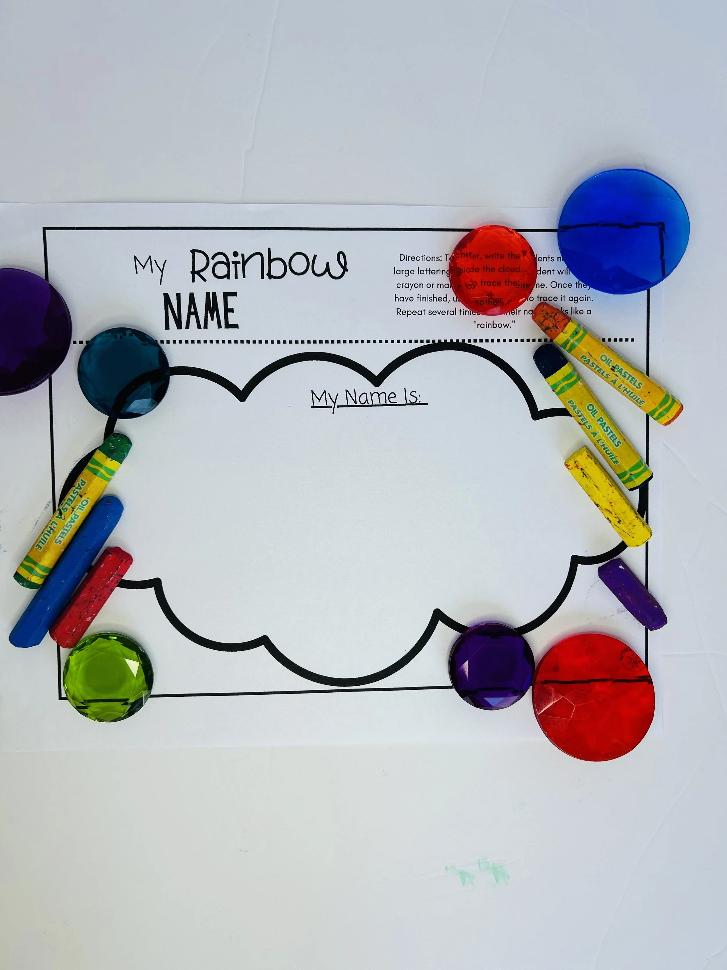 Name Rainbow Writing [free download] — My Preschool Place