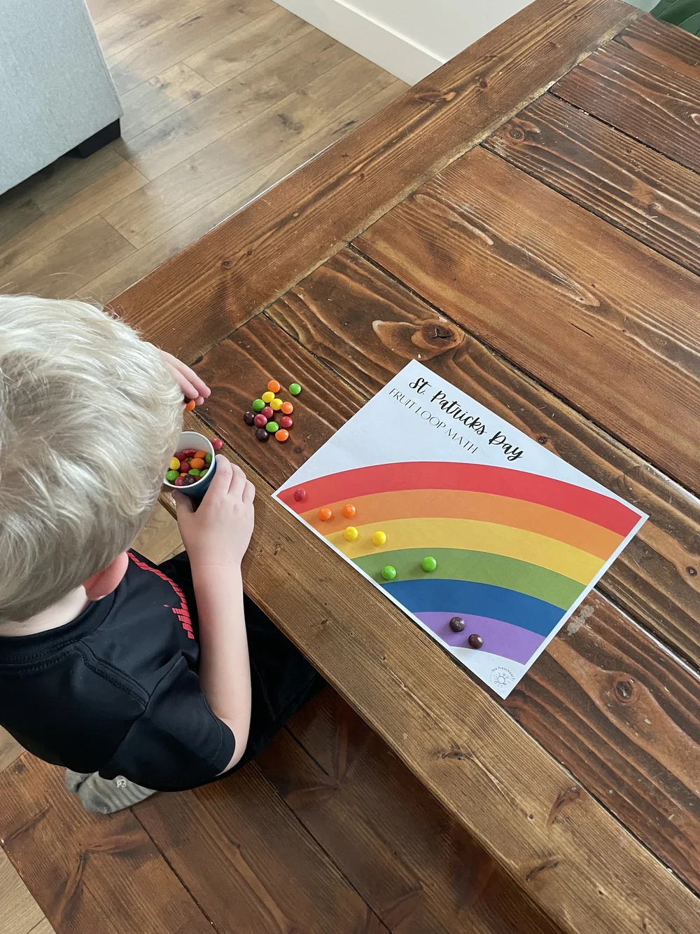 St. Patrick's Day Rainbow Math [free download] — My Preschool Place