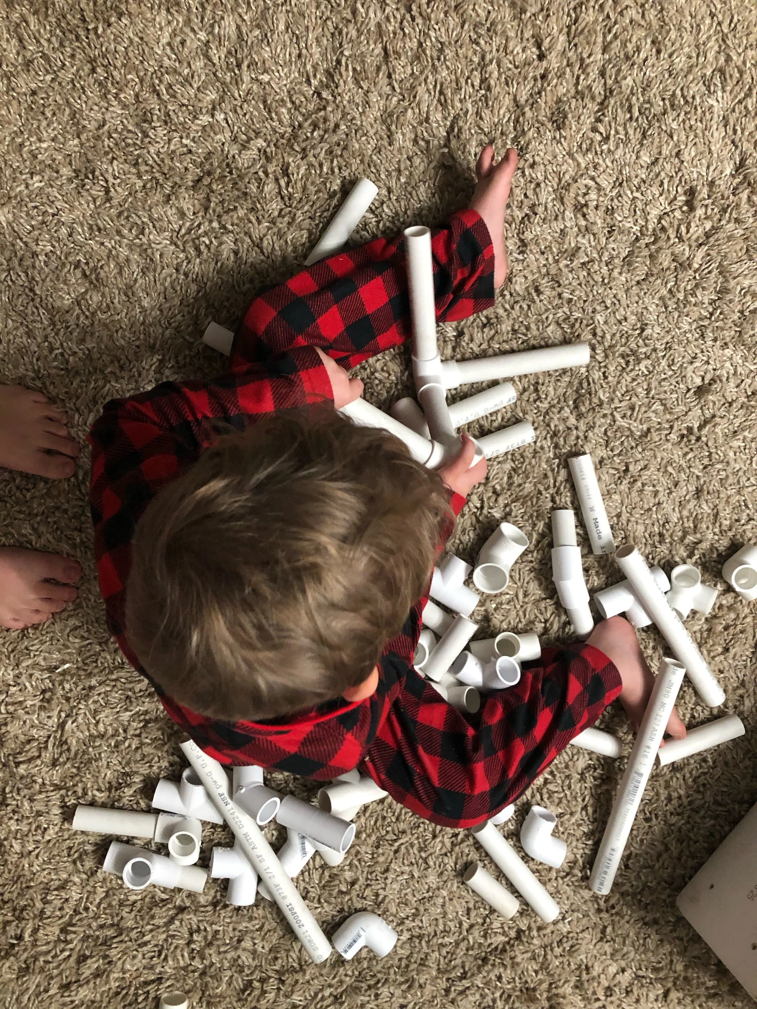 PVC Pipe Fun! — My Preschool Place