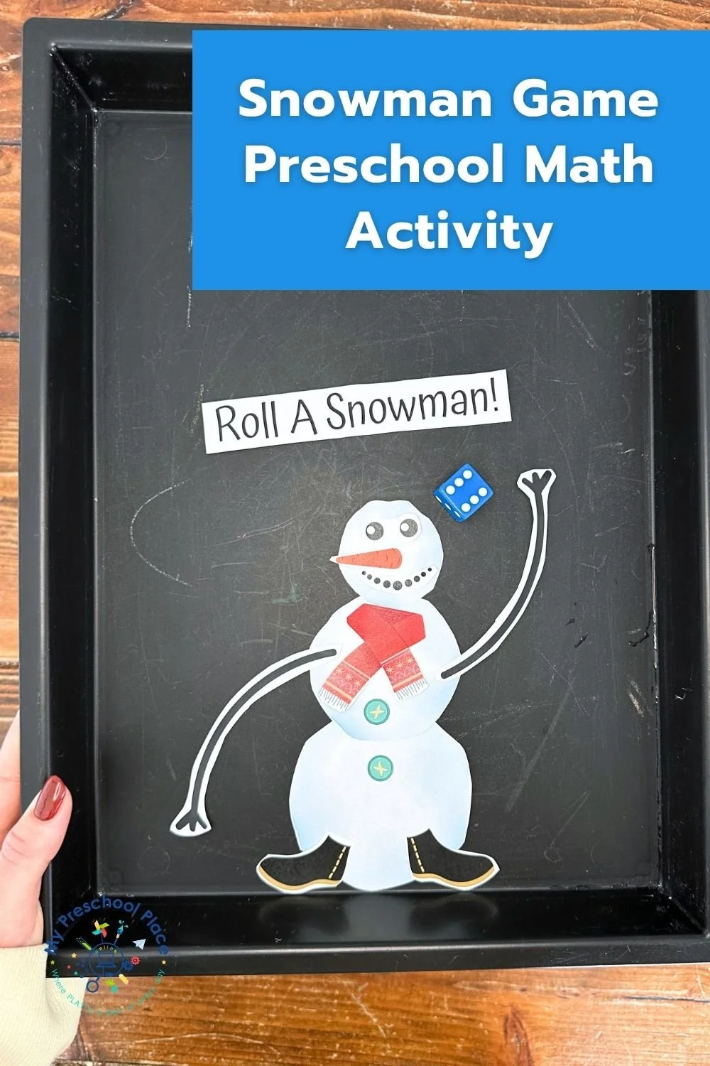 Roll A Snowman Counting Game [free download] — My Preschool Place