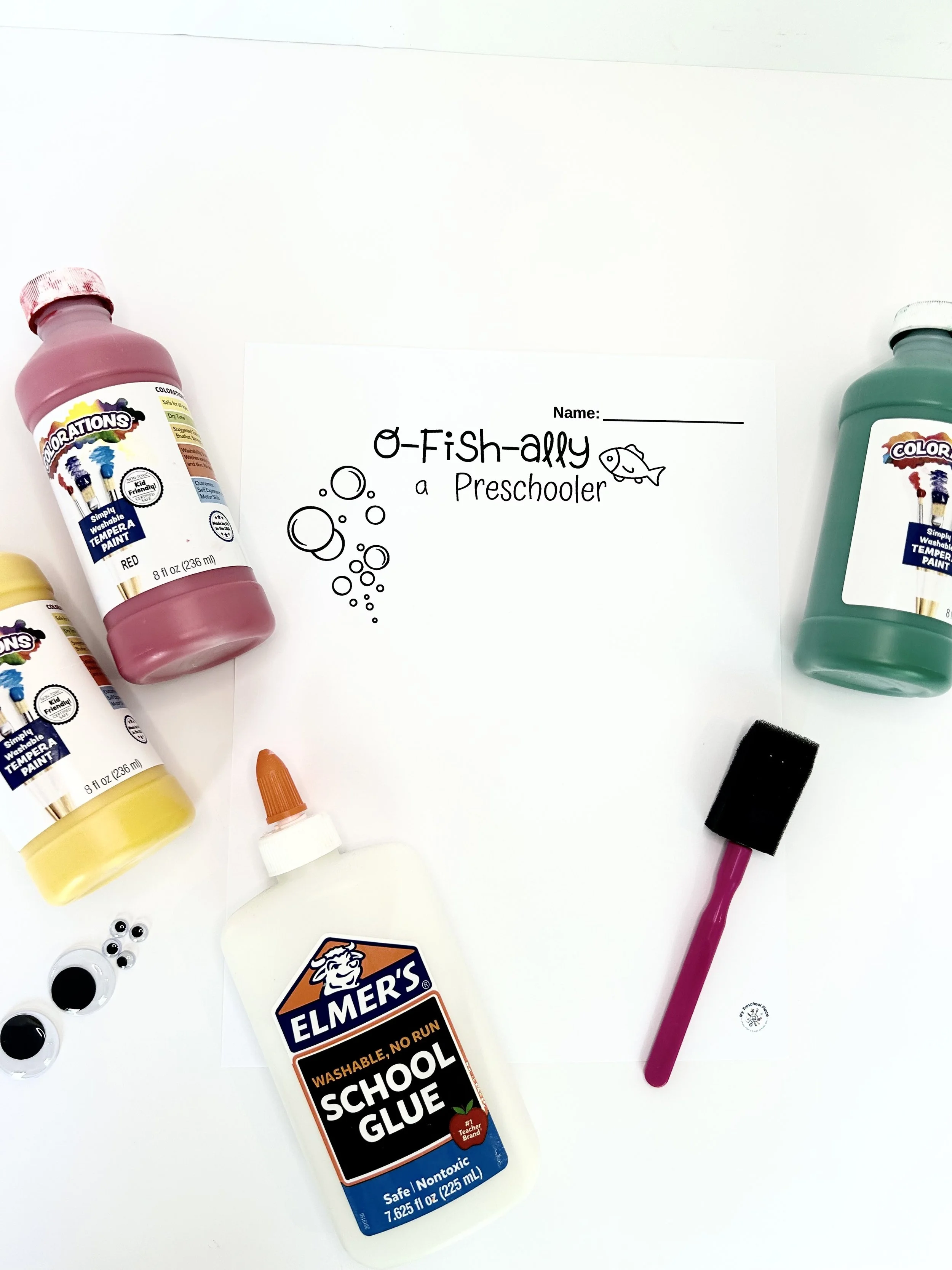 O'fish-ally A Preschooler Back To School Preschool Art [free download ...