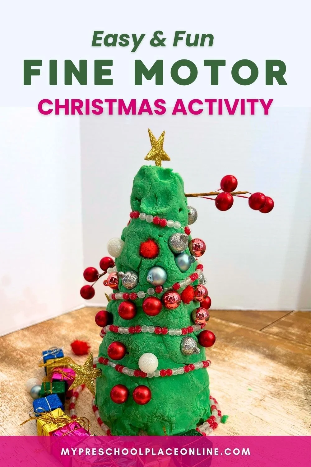 Invitation to Create a Christmas Tree — My Preschool Place