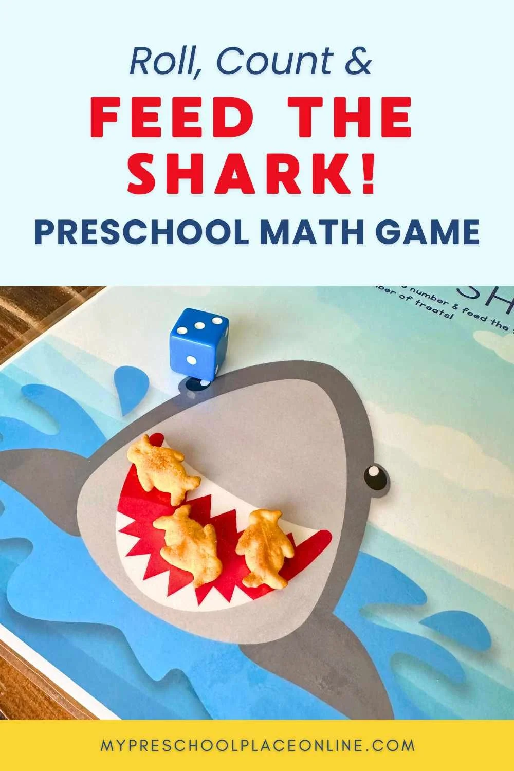 Feed the Shark Math Game — My Preschool Place