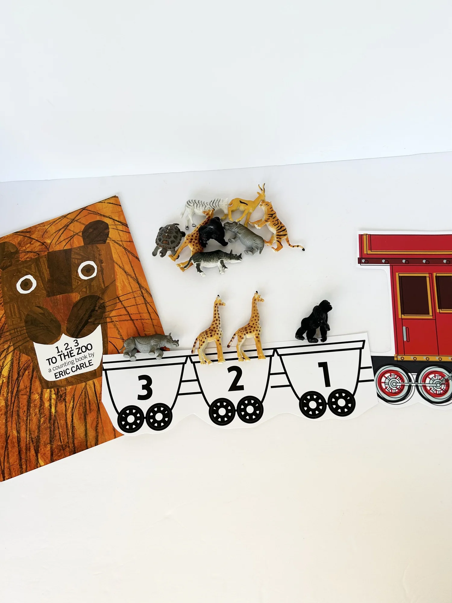 1, 2, 3, To The Zoo Math Activity for Preschoolers [free download] — My ...