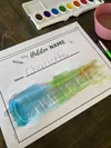 Hidden Name Art — My Preschool Place
