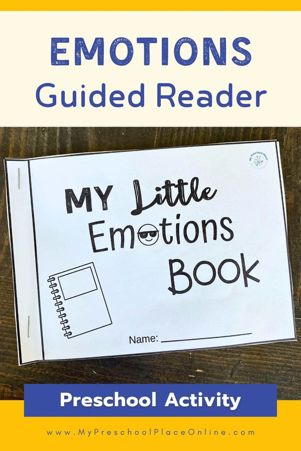 My Little Emotions Guided Reader — My Preschool Place