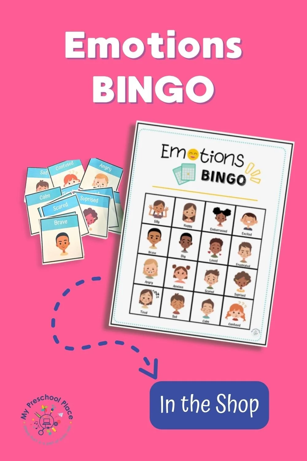 Emotions Bingo — My Preschool Place