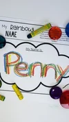Name Rainbow Writing [free download] — My Preschool Place