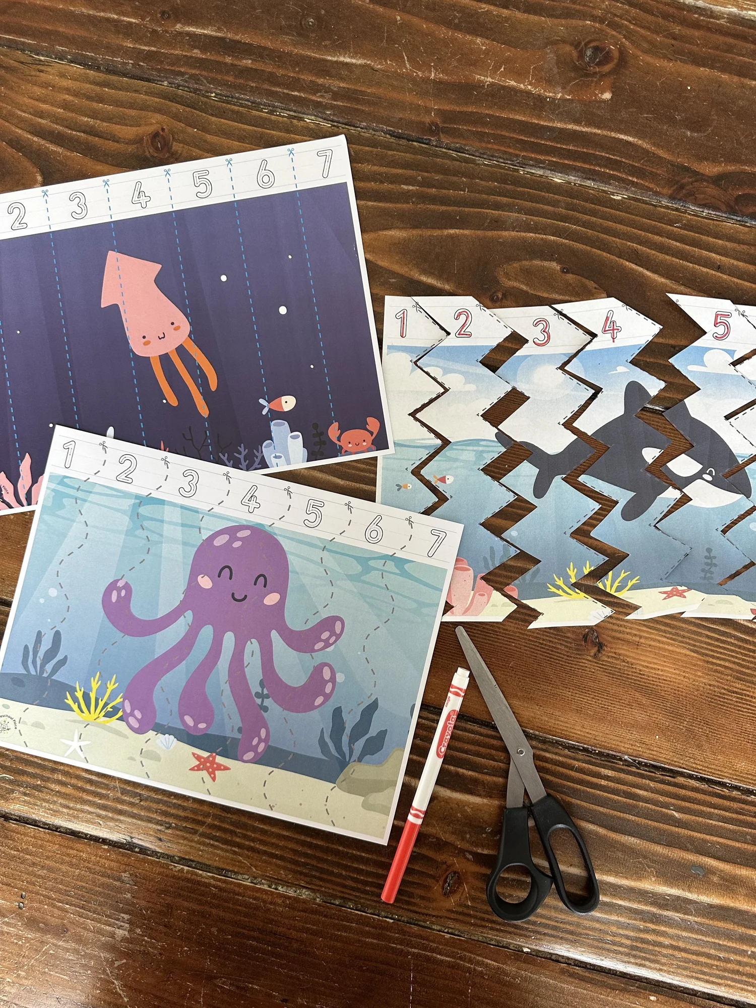 Ocean Math Puzzles — My Preschool Place