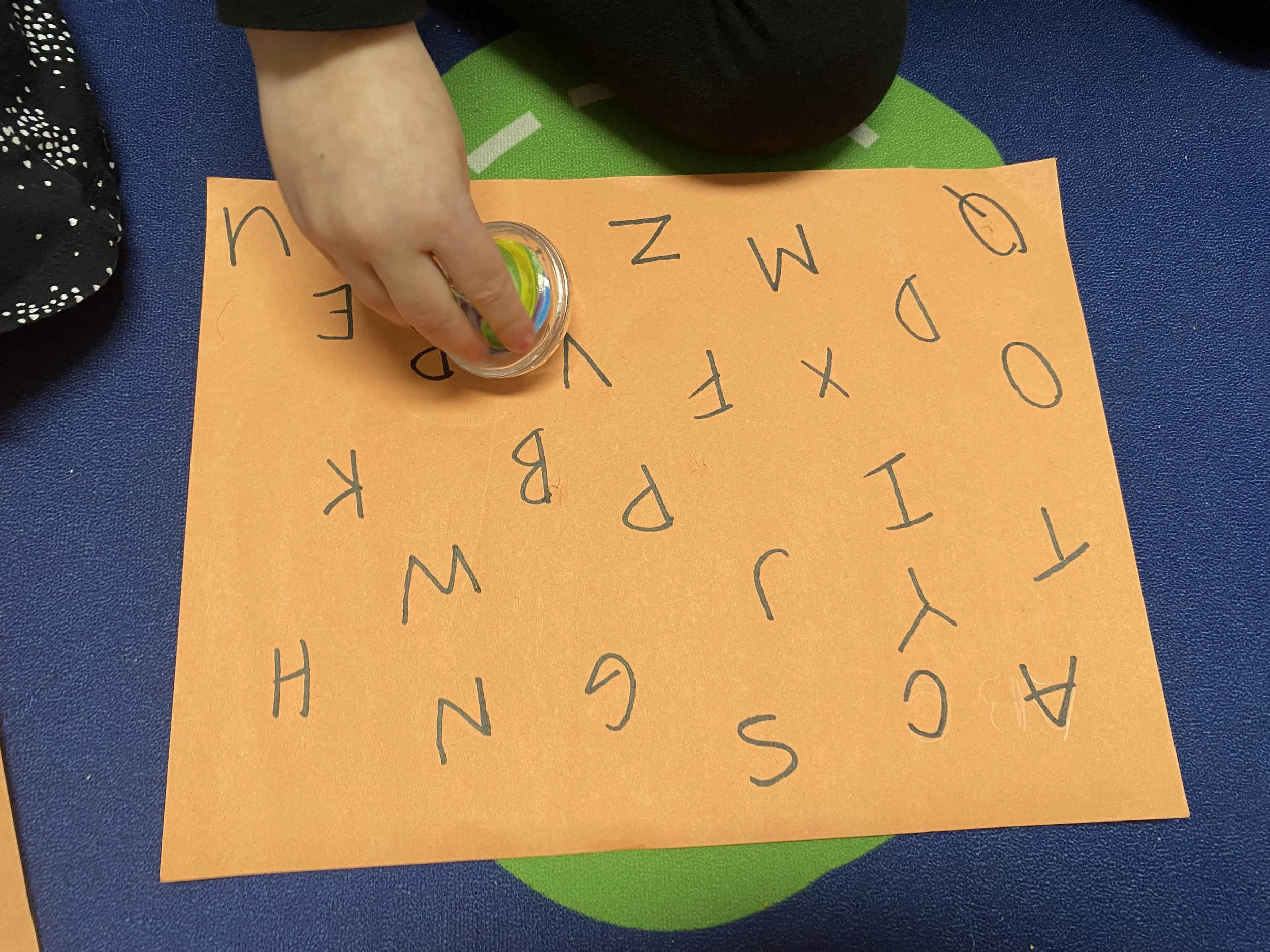 Spin-a-letter Literacy Activity — My Preschool Place