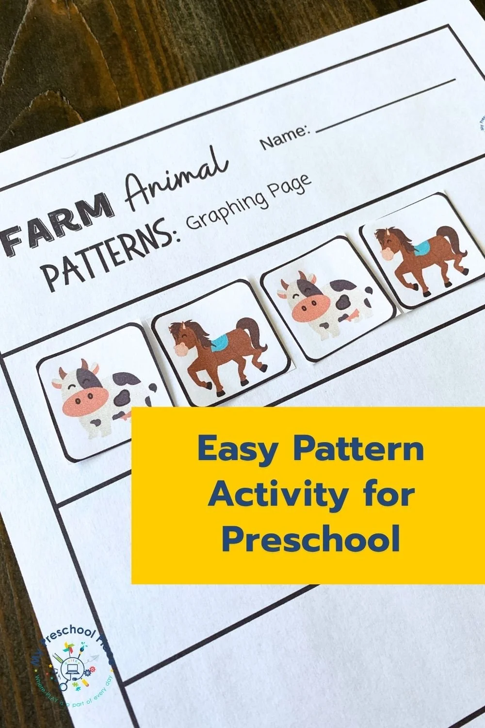 Farm Animal Patterns — My Preschool Place