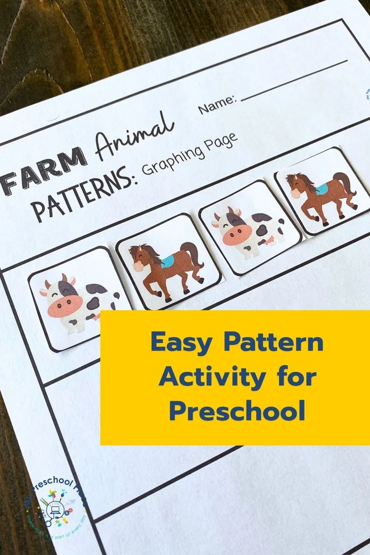 Farm Animal Patterns — My Preschool Place