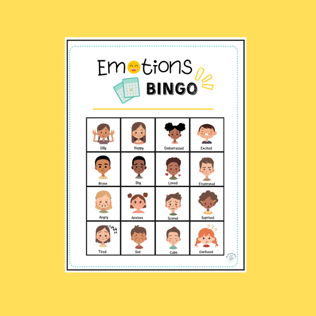 Emotions Bingo — My Preschool Place