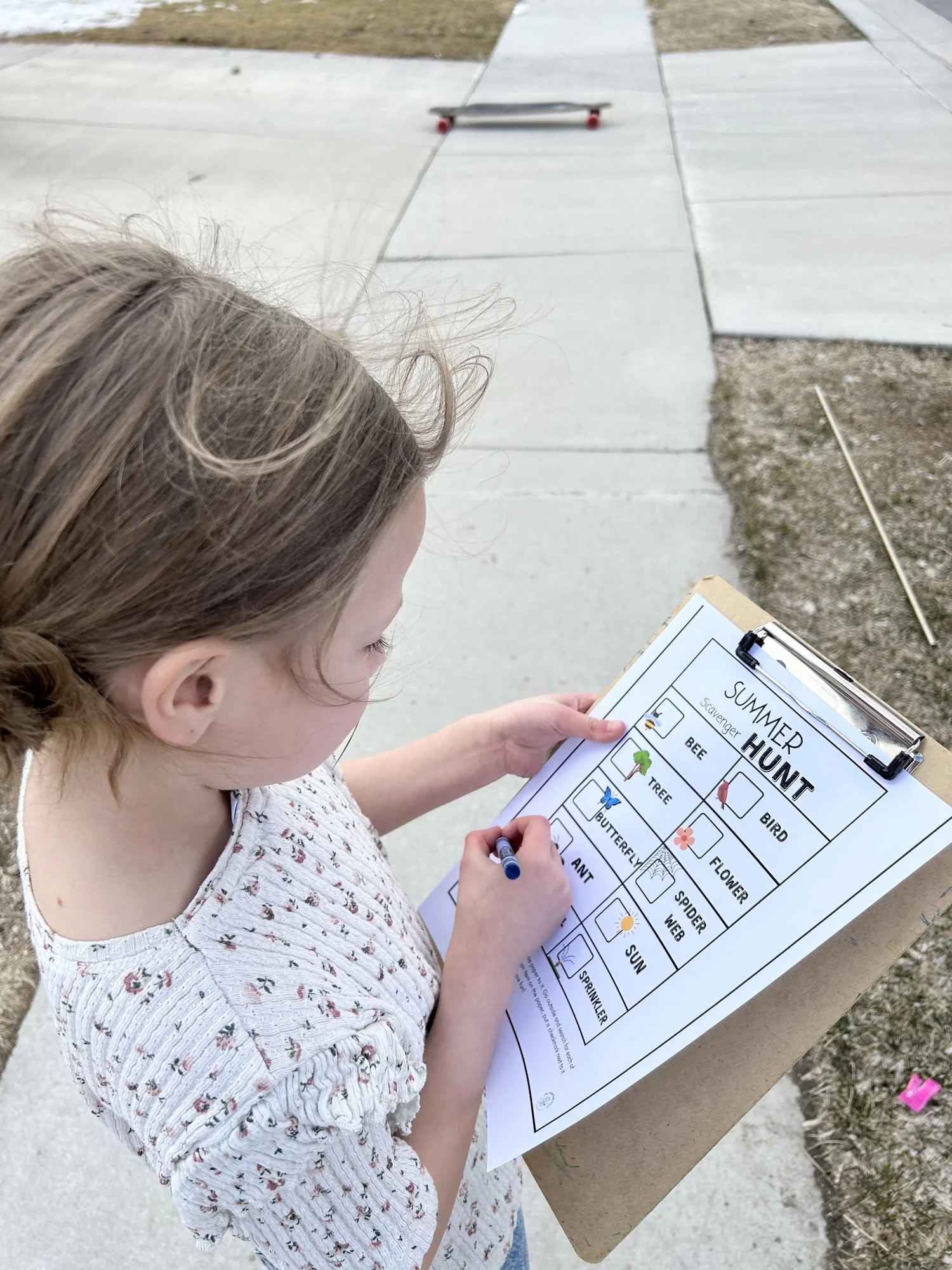 Summer Scavenger Hunt [free download] — My Preschool Place