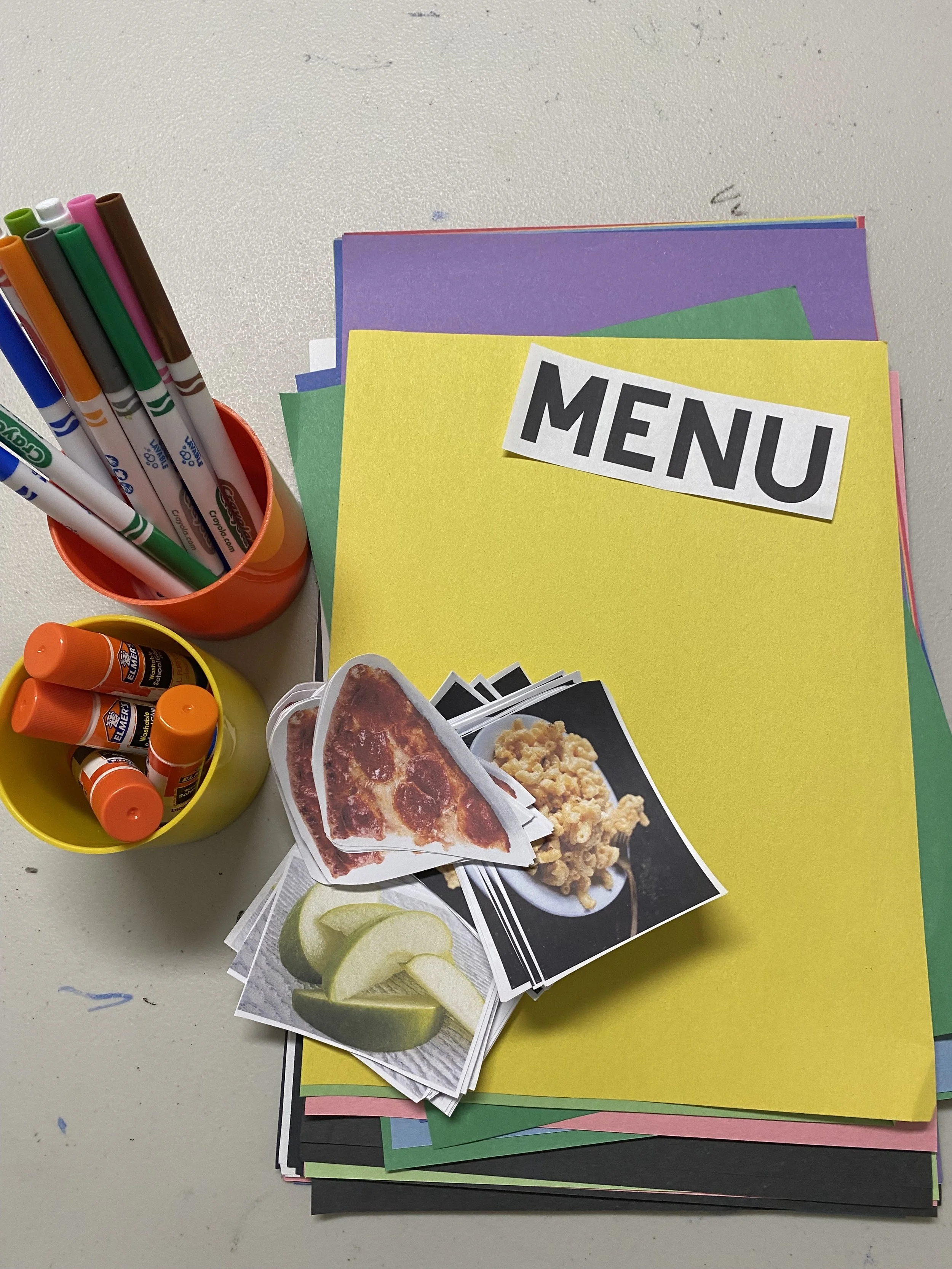 Make a Menu Activity for Preschoolers — My Preschool Place