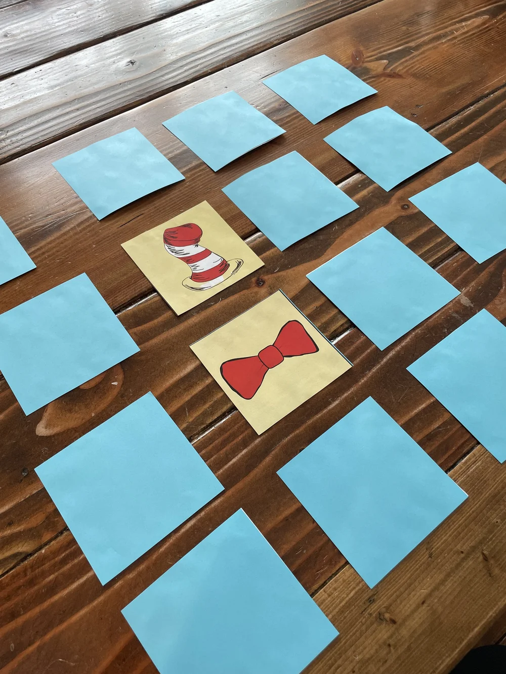 Dr. Seuss Memory Game [free download] — My Preschool Place