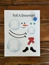 Roll A Snowman Counting Game [free download] — My Preschool Place