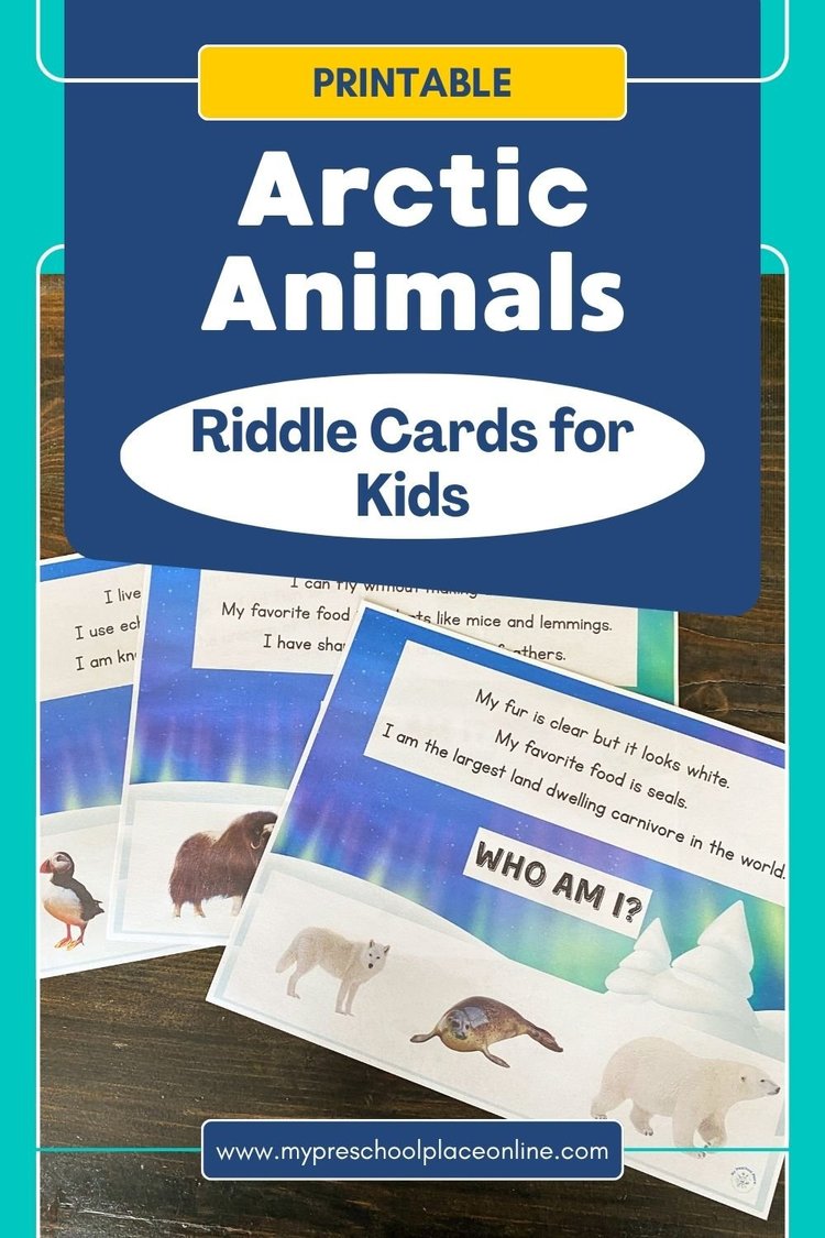 Arctic Animal Riddle Cards — My Preschool Place