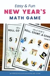New Years Roll, Count, and Cover Game [free download] — My Preschool Place