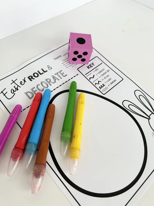 Easter Egg Roll and Decorate [free download] — My Preschool Place