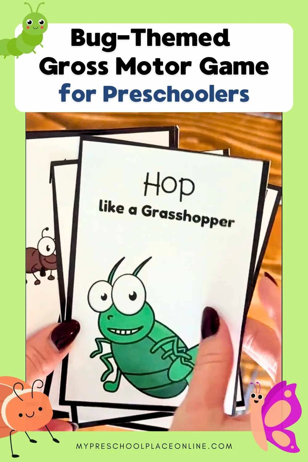 Move Like A Bug Game for Kids — My Preschool Place
