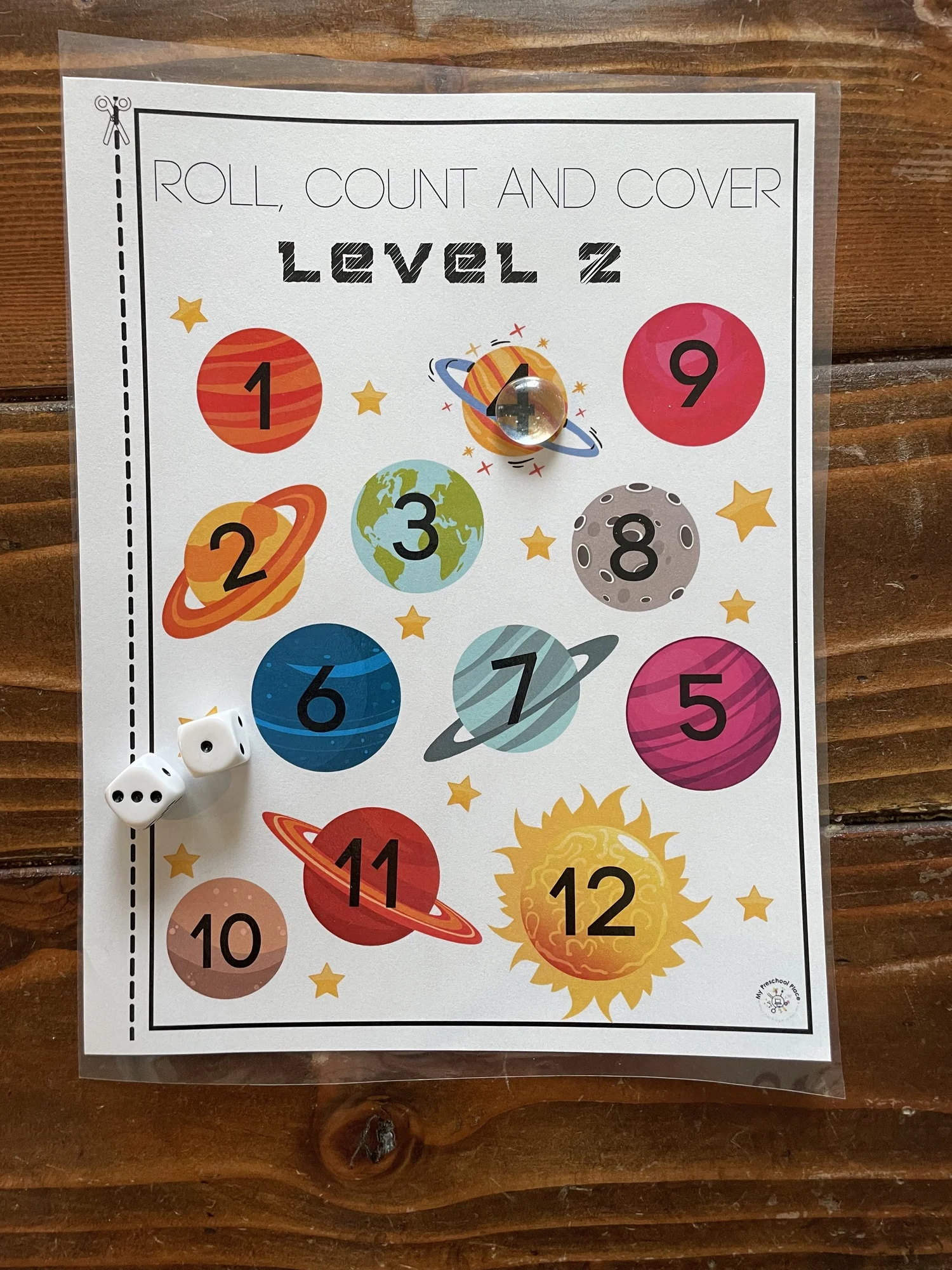 Space Preschool Math game and free download — My Preschool Place