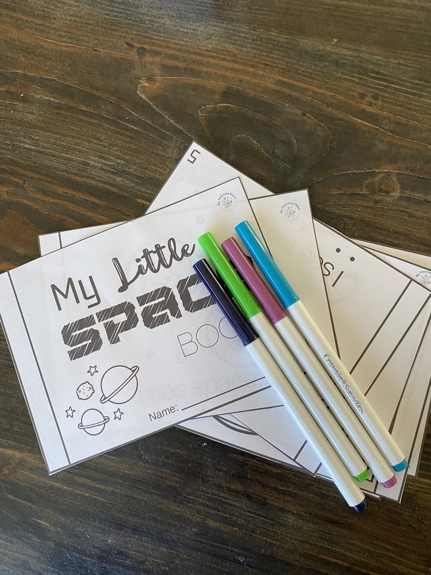 My Little Space Book Guided Reader — My Preschool Place