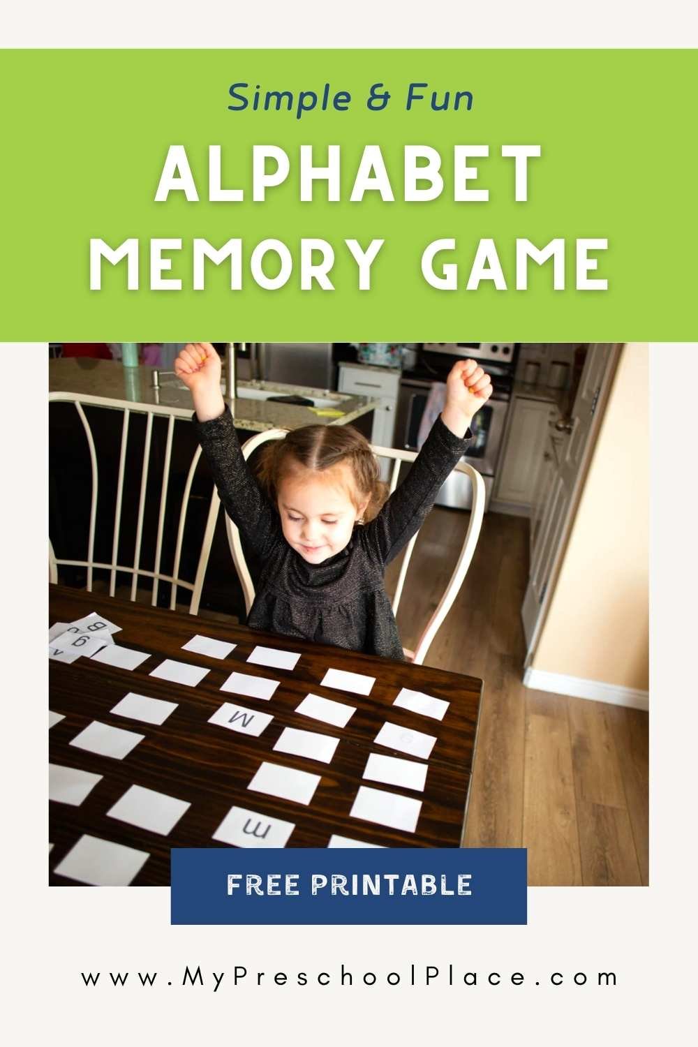 Alphabet Memory Game [Free Download] — My Preschool Place