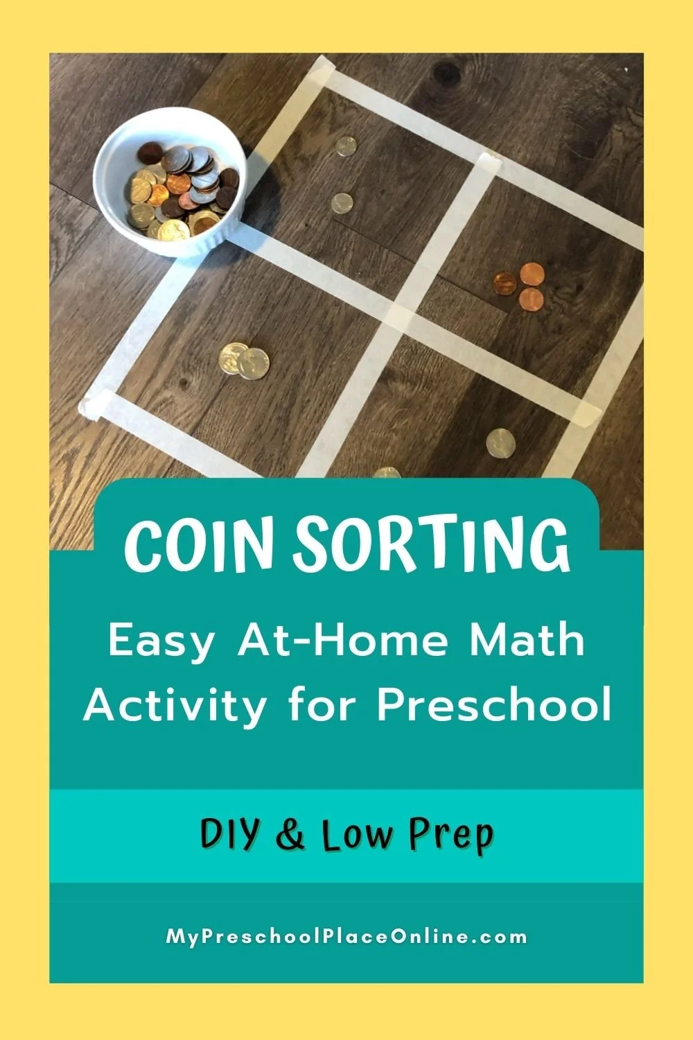 Coin Sorting — My Preschool Place