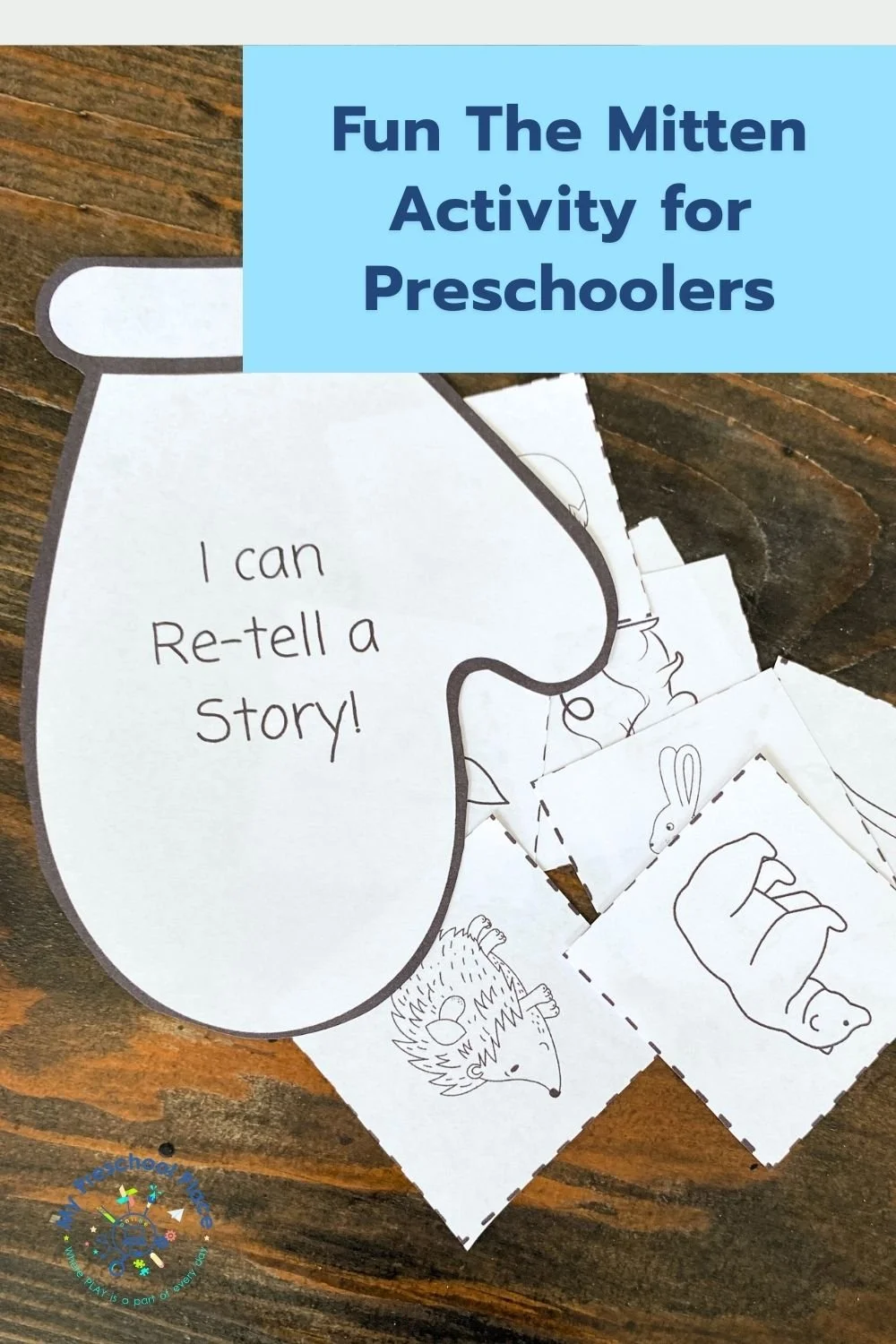 The Mitten Story Retelling Activity — My Preschool Place