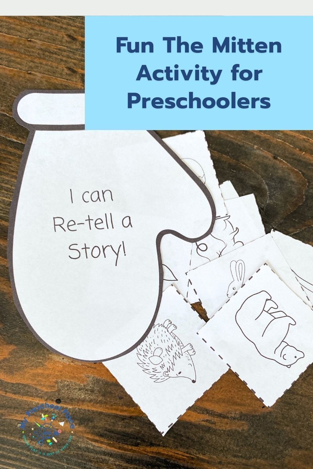 The Mitten Story Retelling Activity — My Preschool Place