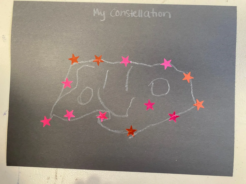 Constellation Space Art — My Preschool Place