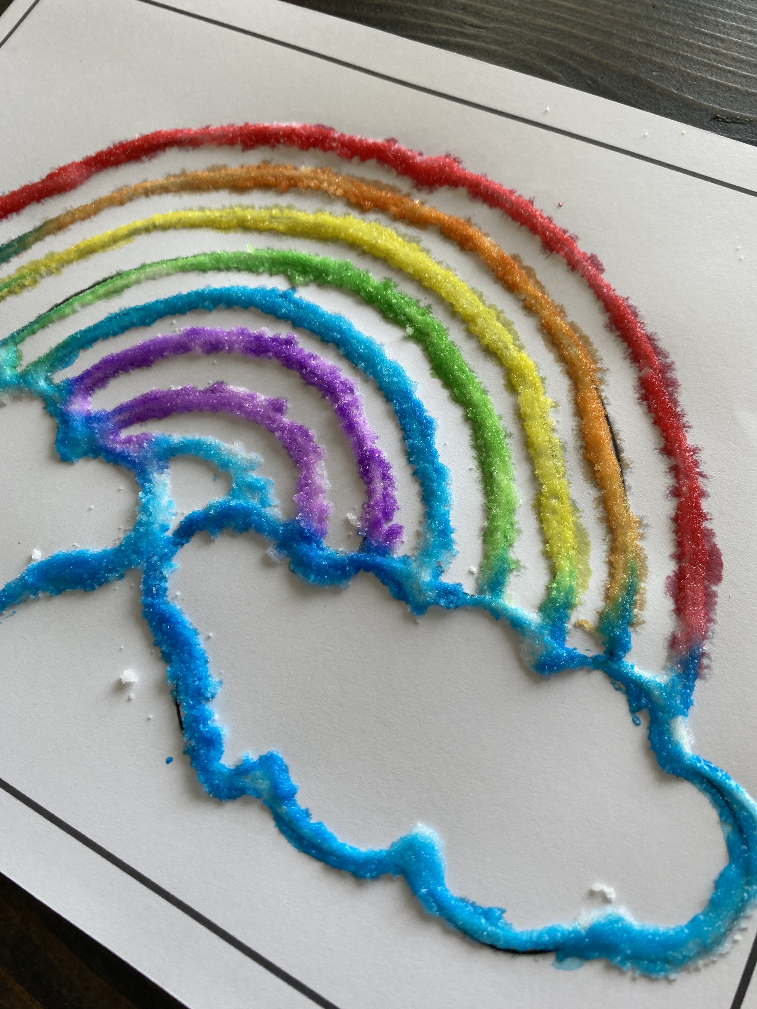 Rainbow Salt Painting — My Preschool Place