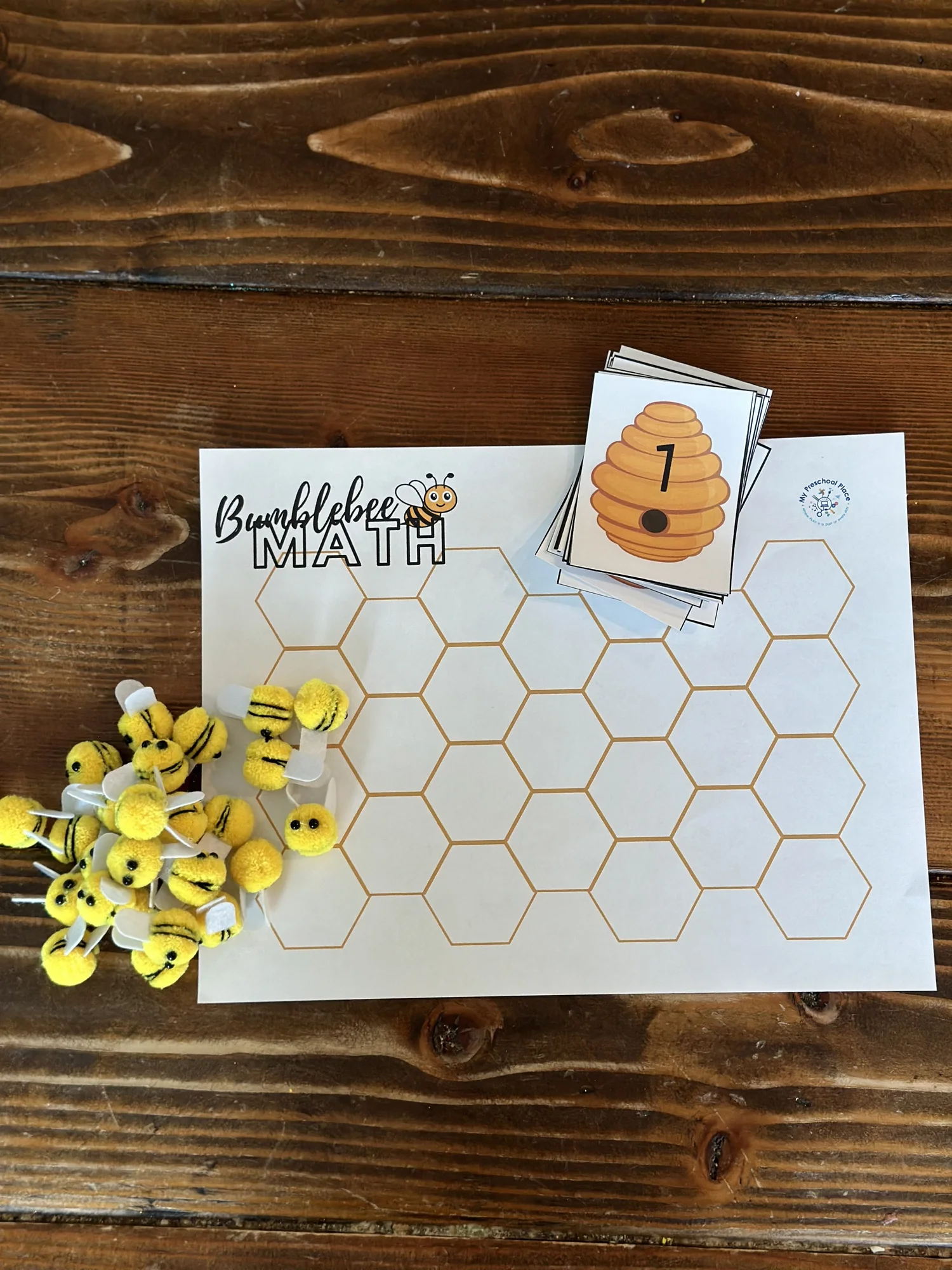 Bumblebee Math [free download] — My Preschool Place