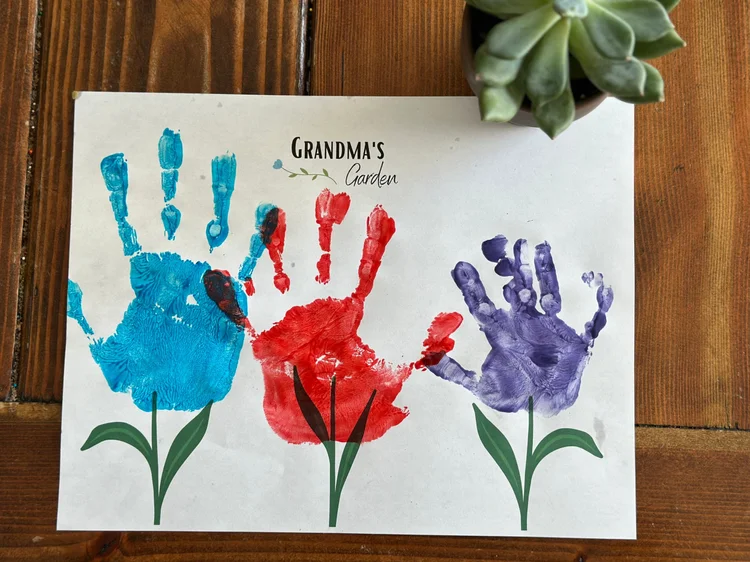Grandparent's Day Craft for kids [free download] — My Preschool Place
