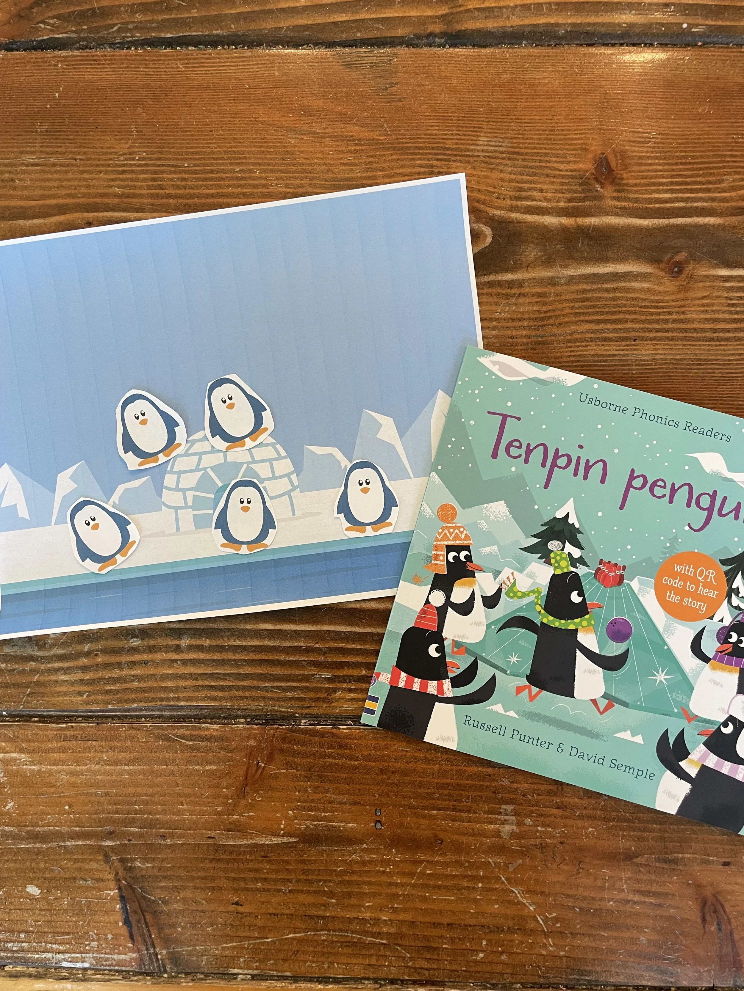 Arctic Penguin Themed Math Story Mats for Preschoolers [free download ...