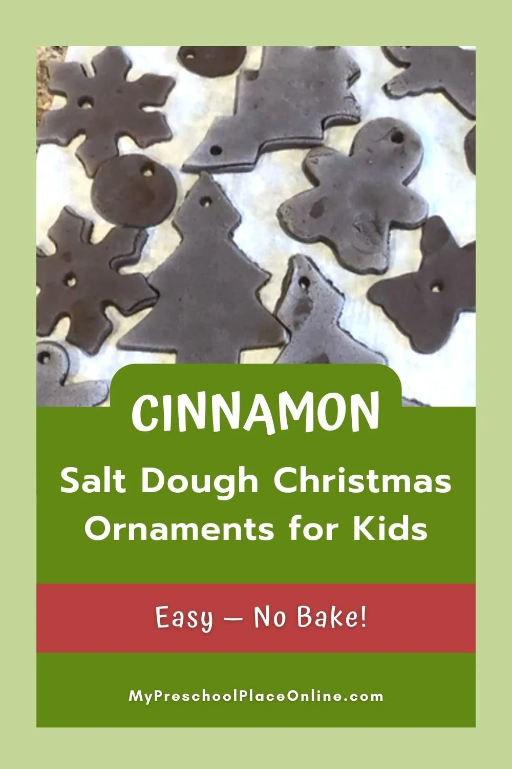 Cinnamon Salt Dough Ornaments — My Preschool Place