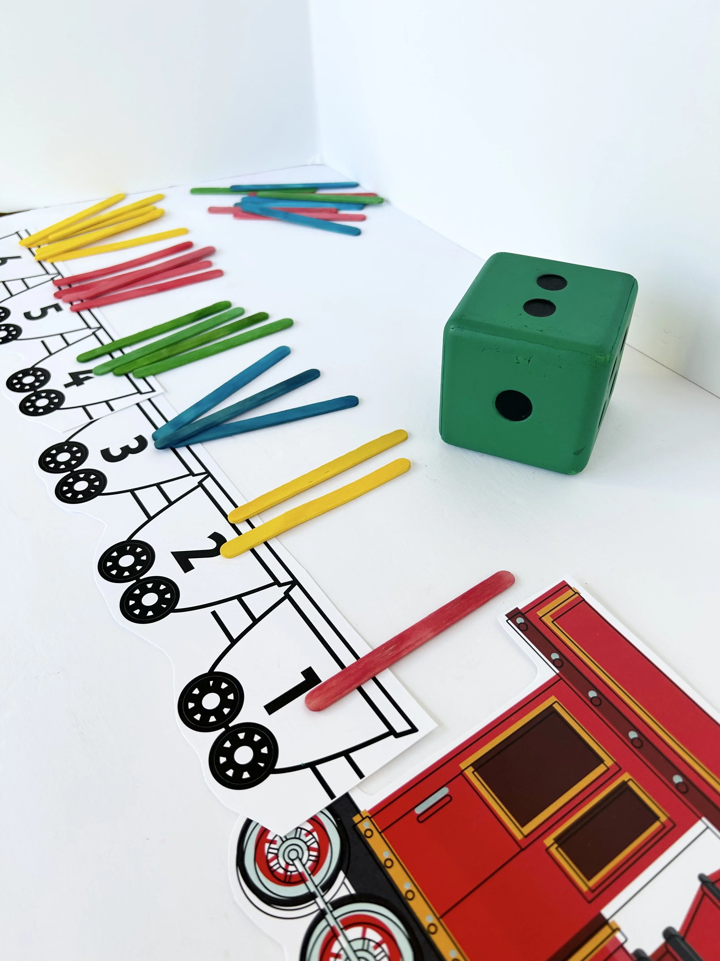 Train Counting Math Activity for Preschoolers [free download] — My ...